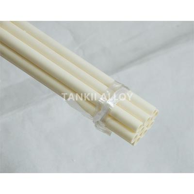 China 99.7% Al2O3 High Purity Ceramic Tube Round Alkali Corrosion Resistant 1600°C for sale