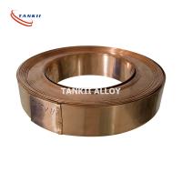 China Cu86Mn12Ni Manganin Precision Alloy Strip 1mm Thickness 5mm Width Custom Sizes for sale