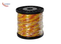 China Solid Thermocouple Extension Cable Type K 22SWG With High Temperature Fiberglass Insulation for sale