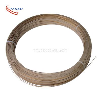 China Copper Based Alloy Manganin 6J13 Soft Bare Wire Coil 10mm x 1mm Flat Ribbon for sale