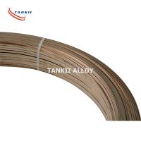 China 4mm x 12mm 6J13 Copper Manganese Alloy Resistance Flat Ribbon Strip for sale