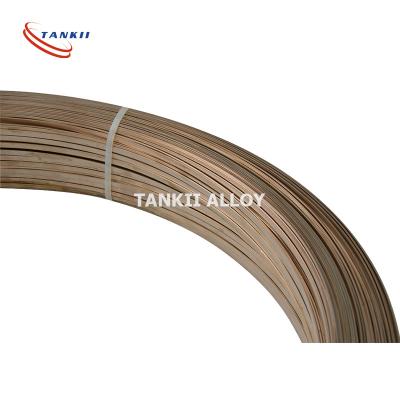 China 4mm x 12mm 6J13 Copper Manganese Alloy Resistance Flat Ribbon Strip for sale