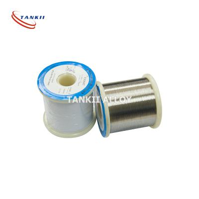 China 0.08mm Evanohm Nickel Alloy Resistance Wire 5500 ohm/m for Strain Gauges for sale