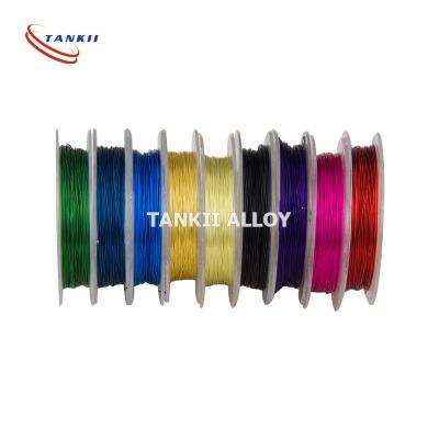 China 0.3mm Color Enameled Wire for Decoration - 130°C to 220°C Thermal Rating, IEC60317 Standard for sale