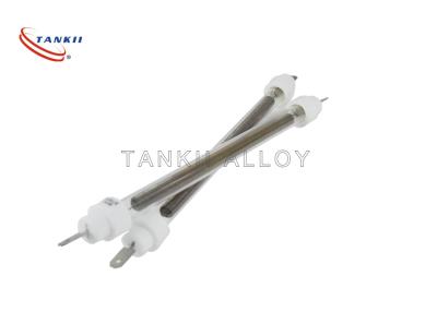 China High Temperature Nichrome Wire Quartz Heating Tube - 30W/cm² Heat Intensity, 6-20mm Tube Diameters for sale
