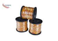 China ANSI 24AWG Type K Thermocouple Extension Cable G-Fiberglass 1000°C for sale