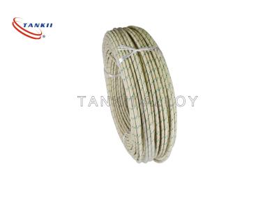 China Nickel Plated 300V 500V Fiberglass Refractory Braided Cable -60 to 500C for sale