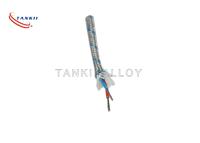 China Fiberglass Insulated K Type Thermocouple Wire 7x0.3mm Stainless Steel Screened for sale