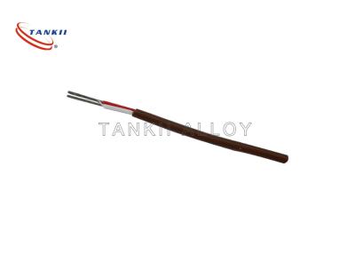 China Extension PTFE Insulation 2*0.5mm Type J Thermocouple Wire for sale