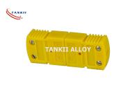 China Yellow Custom K Type Thermocouple Socket Plug ANSI Color 2 Pin Male Female for sale