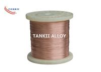 China CuNi 23 Copper Nickel Alloy Wire with 0.30 Ωmm²/m Resistivity and 500°C Max Temperature for sale