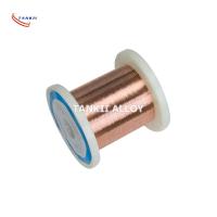China CuNi44 Copper Nickel Alloy Wire 0.49 Ohm mm2/m for Thermocouple Type J and T for sale