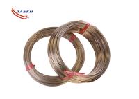 China Low Resistance Copper Nickel Alloy Wire CuNi15 0.1-13mm for Underground Heating Cable for sale