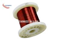 China Enameled CuNi44 Copper Nickel Alloy Wire 0.49 Ohm Resistivity 400C for Resistor for sale