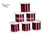 China 0.025mm Pure Nickel Enamelled Wire Polyester Insulation for sale