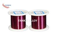 China RoHS Certified Enameled Ni200 Pure Nickel Wire 0.025mm Red Color for Industrial Use for sale