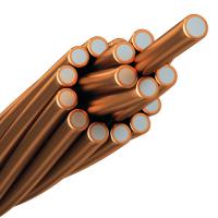 China Bare Copper Clad Aluminum Stranded Wire 10% 15% Copper 0.2-20mm2 Electrical Conductor for sale