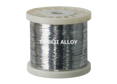 China Resistance Flat CuNi44 Constantan Wire 0.49 Ohm mm2/m for Heating Elements for sale
