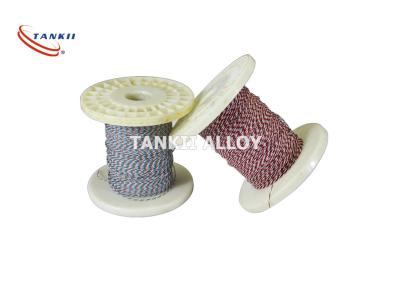 China Fiberglass Insulated Thermocouple Cable 2x0.711mm Type E NiCr CuNi High Temperature for sale
