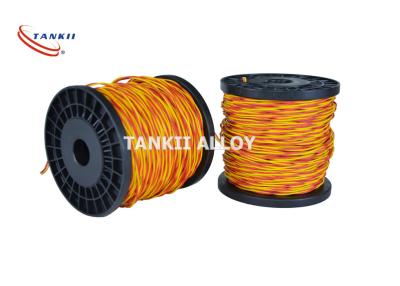 China K Type Glass Fiber Thermocouple Extension Cable 22SWG 400°C SGS Certified for sale