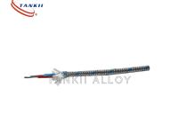 China Glass Fiber Insulated Thermocouple Cable T Type 0.1mm Conductor 260°C for sale
