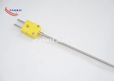 China 1mm OD MI Mineral Insulated Thermocouple K Type SS321 Sheath 0.5-12.7mm for sale
