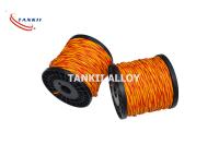 China Type K Thermocouple Extension Cable 22SWG Vitreous Silica Fiber 500m Spool for sale