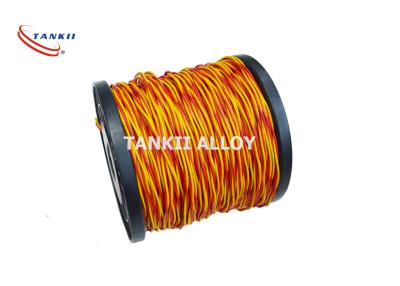 China G Glassfiber Insulated Type K Thermocouple Extension Cable 2x0.72mm 510°C for sale
