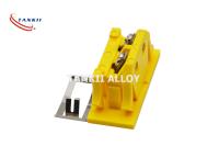 China Solid Pin IEC Type K Thermocouple Plug 16A with Molded Barriers for Temperature Measurement for sale