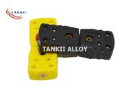 China Miniature Thermocouple K Type Connector 16A Nylon Resin Yellow ANSI Color for sale