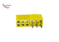 China K Type Thermocouple Connector with Extension Cable - 149°C Max Temperature, Yellow ANSI Standard for sale