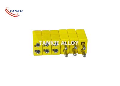 China K Type Thermocouple Connector with Extension Cable - 149°C Max Temperature, Yellow ANSI Standard for sale