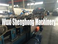 China Chain Transimission Purpline Cold Rolling Form Machine with Cr12 Mould Steel Cutting Blade for sale
