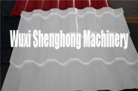 China Stand Seam White Glazed Roof  Roll Forming Machine / Fancy Encaustic Tile Forming Mill for sale