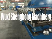 China Stand Seam White Glazed Roof  Roll Forming Machine / Fancy Encaustic Tile Forming Mill for sale
