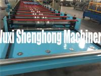 China Colored Steel Self-locked Roofing Tile Machine with 0.6m Width Coil for sale