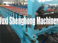 China Electric Controlling Roof  Roll Forming Machine with Voltage 460V 3ph 60Hz for sale