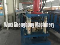 China U-shaped Purline Sheet Metal Cold Roll Forming Machine 15 KW Steel Frame for sale
