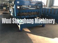 China Developed Hydraulic Cutting Tile Roll Forming Machine Anti Rust Roller for sale