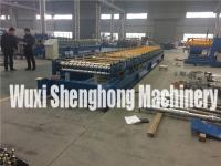 China Steel Structural Floor Panel Cold Roll Forming Machinery Easy Control for sale