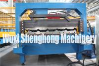China 1m Output Width Roof Panel Roll Forming Machine With Mitsubishi Or Siemens PLC for sale