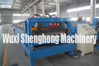 China Trapezoidal Roof  Wall Panel Cold Roll Forming Machine PLC Controlling for sale