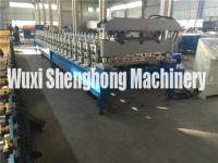 China Steel Ribbed Roof Wall Panel Corrugated Iron Rolling Machine Easy Instaleed for sale