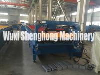 China OEM / ODM Original Metal Deck Sheet Roll Forming Machine Hydraulic Cutting for sale