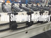 China GI Steel Metal Deck Roll Forming Machine With Movable Control Box for sale