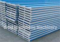 China Continuous EPS Sandwich Panel Production Line 0.286 - 0.6mm Thickness for sale