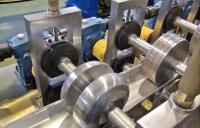 China Round Pipe Cold Roll Forming Machine , Rolling Shutter Machine for sale