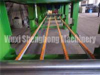 China PU Shutter Door Frame Roll Forming Machine Double Belt Aluminum Coil Plate for sale