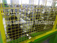China PU Shutter Door Frame Roll Forming Machine Double Belt Aluminum Coil Plate for sale