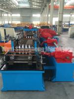 China Metal Door Frames Roll Forming Machine GCR 15 Roller Material for sale